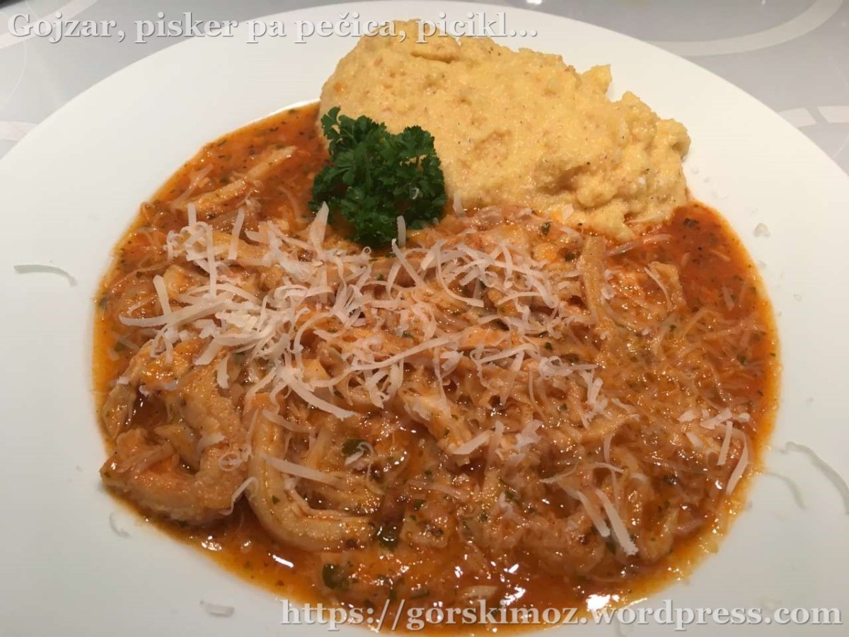 Goveji vampi po tržaško – Gojzar, pisker pa pečica, picikl…